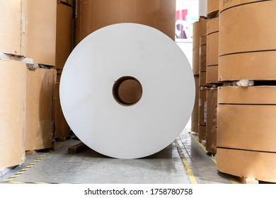 Close Offset Printing Machine During Production Stock Photo 1758780758 ...