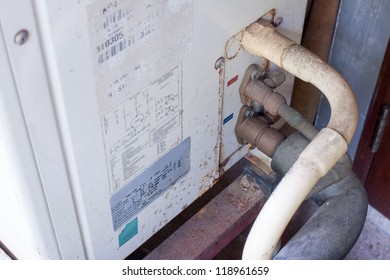 Close Old Condensing Unit Pipe Stock Photo 118961659 | Shutterstock