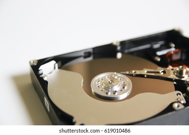 Close Opened Hard Disk Drive Stock Photo 619010486 | Shutterstock