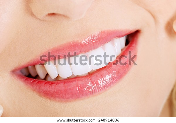 Close Perfect Smile Stock Photo (Edit Now) 248914006