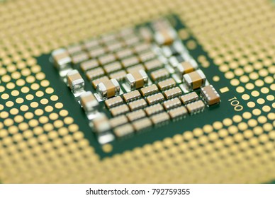 Microprocessor Transistor Cpu Macro Center Foto stock 428907328 ...
