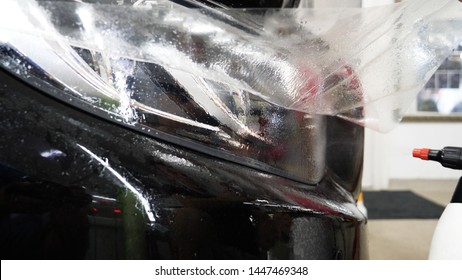 Close Ppf Installation Process On Front Stock Photo 1447469348 ...