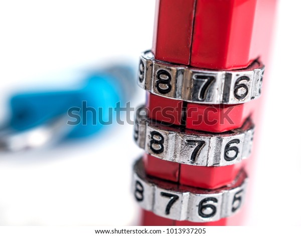 Close Red Master Key Isolation On Stock Photo 1013937205 | Shutterstock
