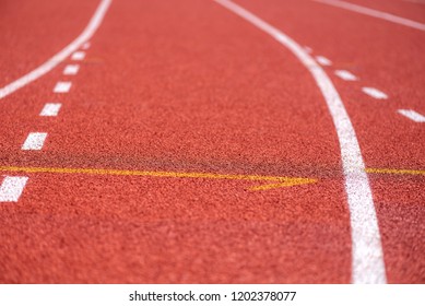 Close Running Track Pattern Background Stadium Stock Photo 1202378077 ...
