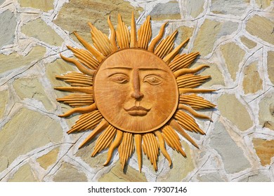 Medieval Sun Face