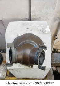 Close Siamese Connection Fire Hydrant Made Stock Photo 2028308282 ...