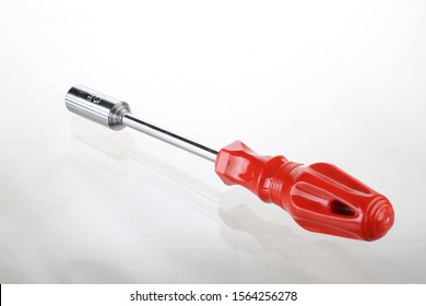 Close Socket Head Screwdriver On Grey Stock Photo 1564256278 | Shutterstock