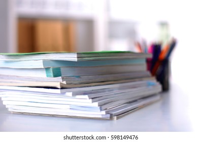 Stack of reports Images, Stock Photos & Vectors | Shutterstock