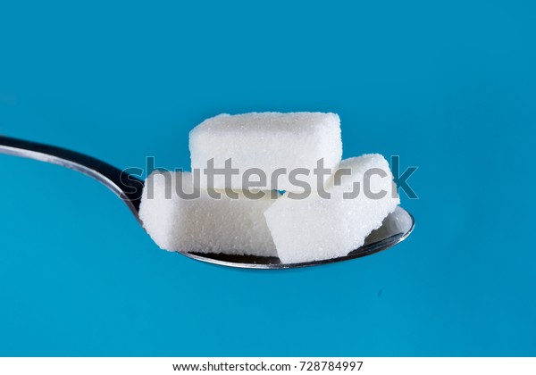 Close Tea Spoon Stack Sugar Lumps Stock Photo 728784997 | Shutterstock