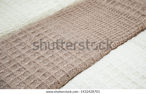 Close Textile Samples Fabric Texture Background Stock Photo 1432428701 ...