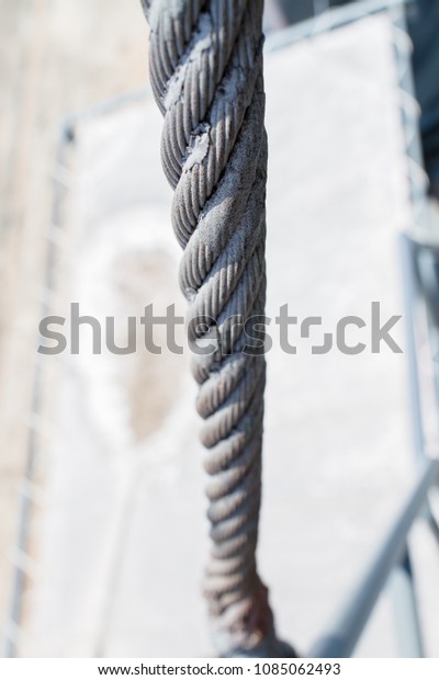 Close Texture Old Rust Wire Rope Stock Photo 1085062493 | Shutterstock