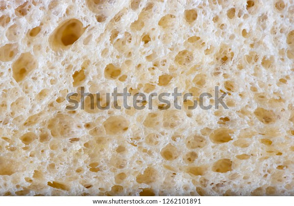Close Texture White Bread Stock Photo 1262101891 | Shutterstock