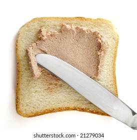 Close Toast Bread Meat Paste On Stock Photo 21279034 | Shutterstock