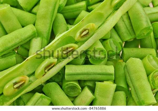 Close Top View Split Chopped Cowpea Stock Photo 84765886 | Shutterstock