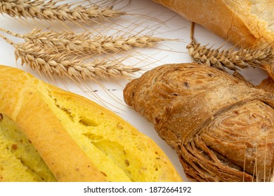 Close Two Types Bread One Sesame Stock Photo 1872664192 | Shutterstock