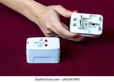 Close Universal Electric Socket Plug Adapters Stock Photo 1461967490 ...