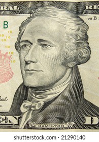 Alexander Hamilton Portrait Ten Dollar Bill Stock Photo (Edit Now ...
