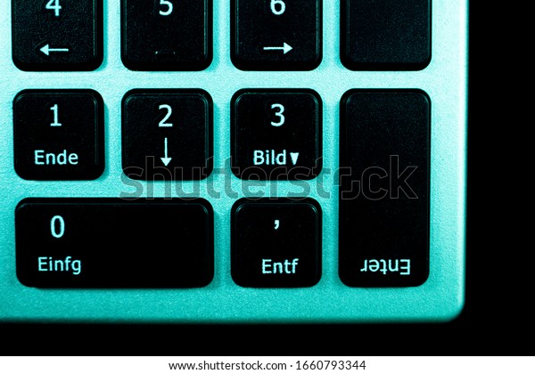 Close View Computer Keyboard Upside Down Stock Photo 1660793344 ...