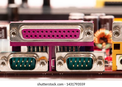 Computer Motherboard Connectors Stock Photo (Edit Now) 3147656
