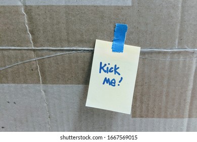 330 Kick me sign Images, Stock Photos & Vectors | Shutterstock