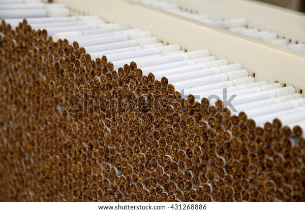 Close White Smoking Cigarettes Stack Stock Photo 431268886 | Shutterstock
