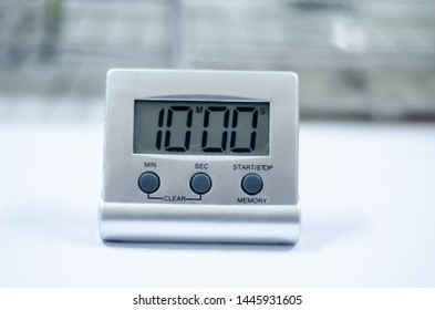 Close White Timer Clock Laboratory Stock Photo 1445931605 | Shutterstock
