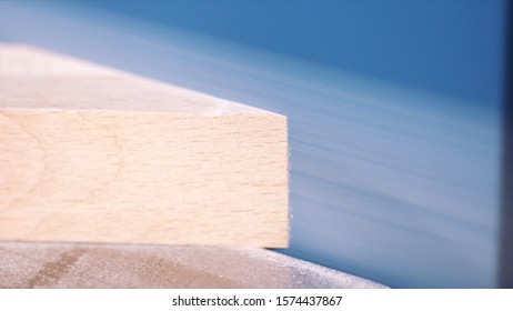 Close Wood Sanding Process Cnc Milling Stock Photo 1574437867 ...