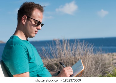 Close Young Man Taking Notes On Stock Photo 1982370509 | Shutterstock
