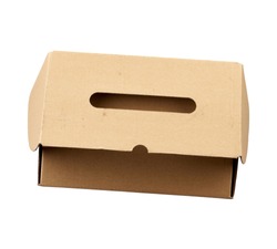 open brown rectangular cardboard box, an Industrial Photo by ndanko