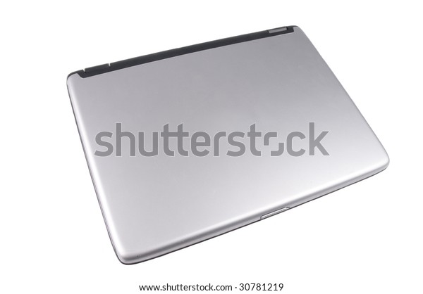 Closed Laptop Computer Isolated On White Stock Photo 30781219 ...