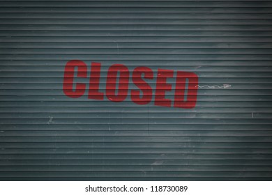 Closed Shutter Stock Photo 118730089 | Shutterstock