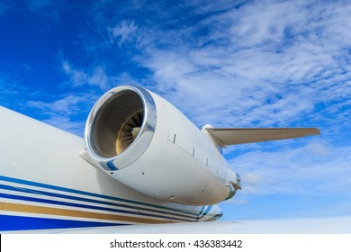 Rear Jet Engine Pod Tail On Stock Photo (Edit Now) 13888738