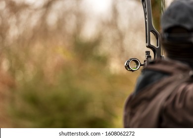 Closeup Archer Back View While Aiming Stock Photo 1608062272 | Shutterstock