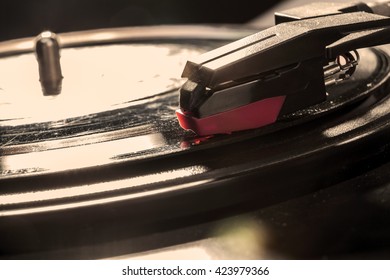 Closeup Black Pickup Disk Stock Photo 423979366 | Shutterstock