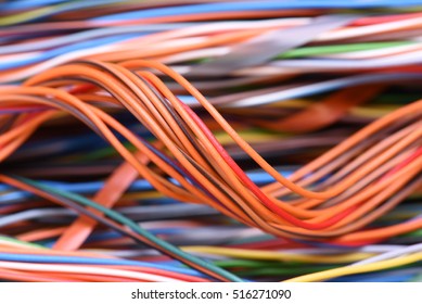 Closeup Cable Wire Internet Network Systems Stock Photo (Edit Now ...