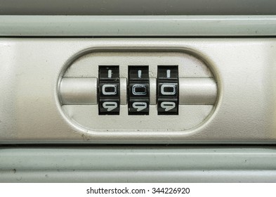 Closeup Code Number Lock Old Suitcase Stock Photo 344226920 | Shutterstock