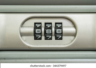 Closeup Code Number Lock Old Suitcase Stock Photo 344379497 | Shutterstock