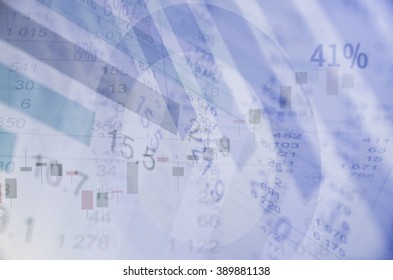 Closeup Computer Screen Financial Data Multiple Stock Photo 389881138 ...