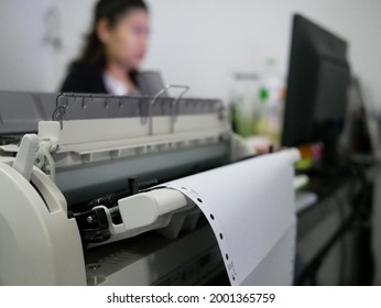733 Dot matrix printer paper Images, Stock Photos & Vectors | Shutterstock