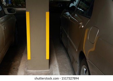 Closeup Corner Guard Column Protector Parking Stock Photo 1517327894 ...