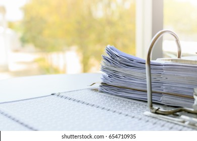 Closeup Document File Placed On Desk Stock Photo 654710935 | Shutterstock