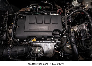 Closeup Engine Front View Internal Combustion Stock Photo 1426224296 ...