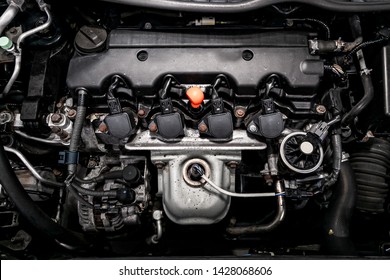 Closeup Engine Front View Internal Combustion Stock Photo 1428068606 ...