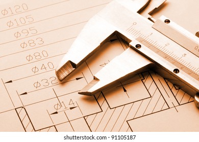 Engineering Drawing Equipment Paper Ruler Pencil ภาพสต็อก 394562224 ...