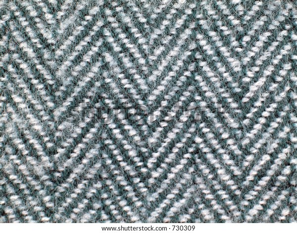 Closeup Fabric Herringbone Pattern Stock Photo (Edit Now) 730309