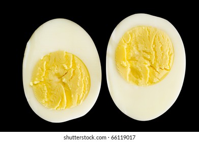 Closeup Image Egg Cut Half Black Stock Photo 66119017 | Shutterstock