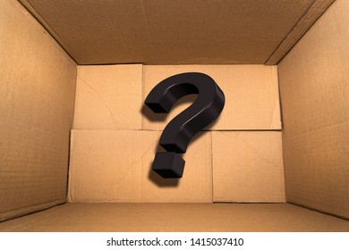 Closeup Inside Empty Open Cardboard Box Stock Photo 1415037410 ...