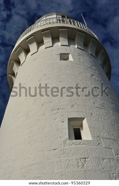 Closeup Lighthouse Round Wall Deep Texture Stock Photo (Edit Now) 95360329