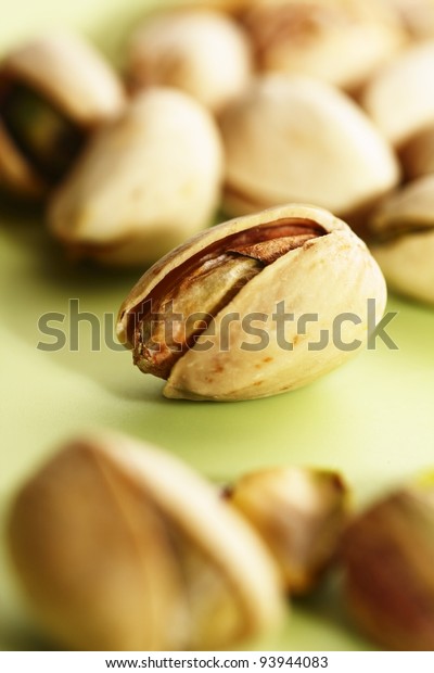 Closeup Pistachio Nut Open Shell On Stock Photo 93944083 | Shutterstock