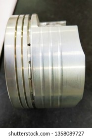 Closeup Piston Internal Combustion Engine Isolated Stock Photo ...